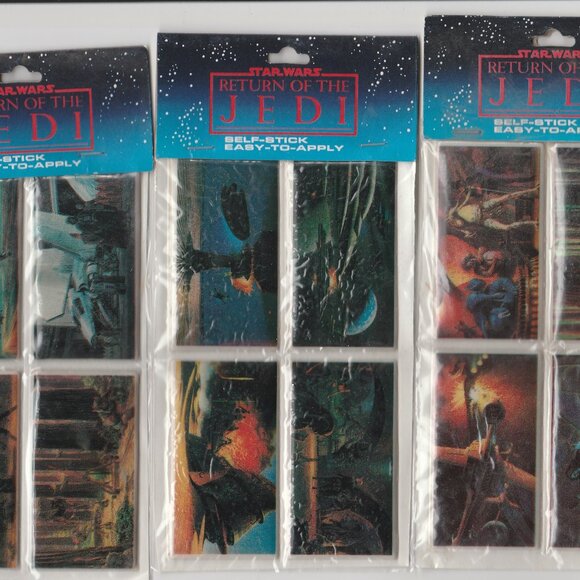 Toys | Vintage 198s Star Wars Return Of The Jedi Puffy Stickers Sealed ...